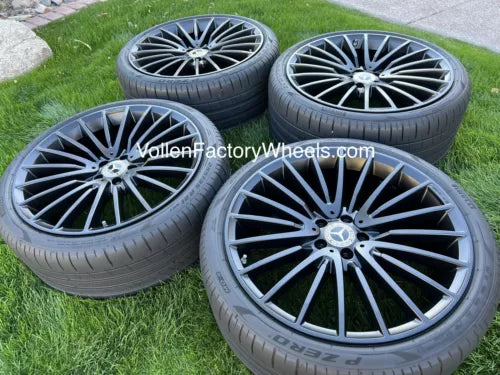 21" OEM Mercedes S-Class S580 Genuine AMG Wheels Rims Tires 21 S Class ...